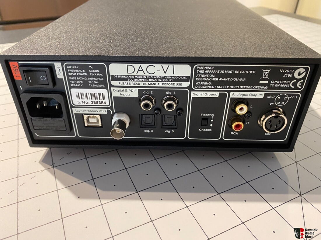 Naim DAC V1 DAC and Headphone Amp Photo #3999307 - UK Audio Mart