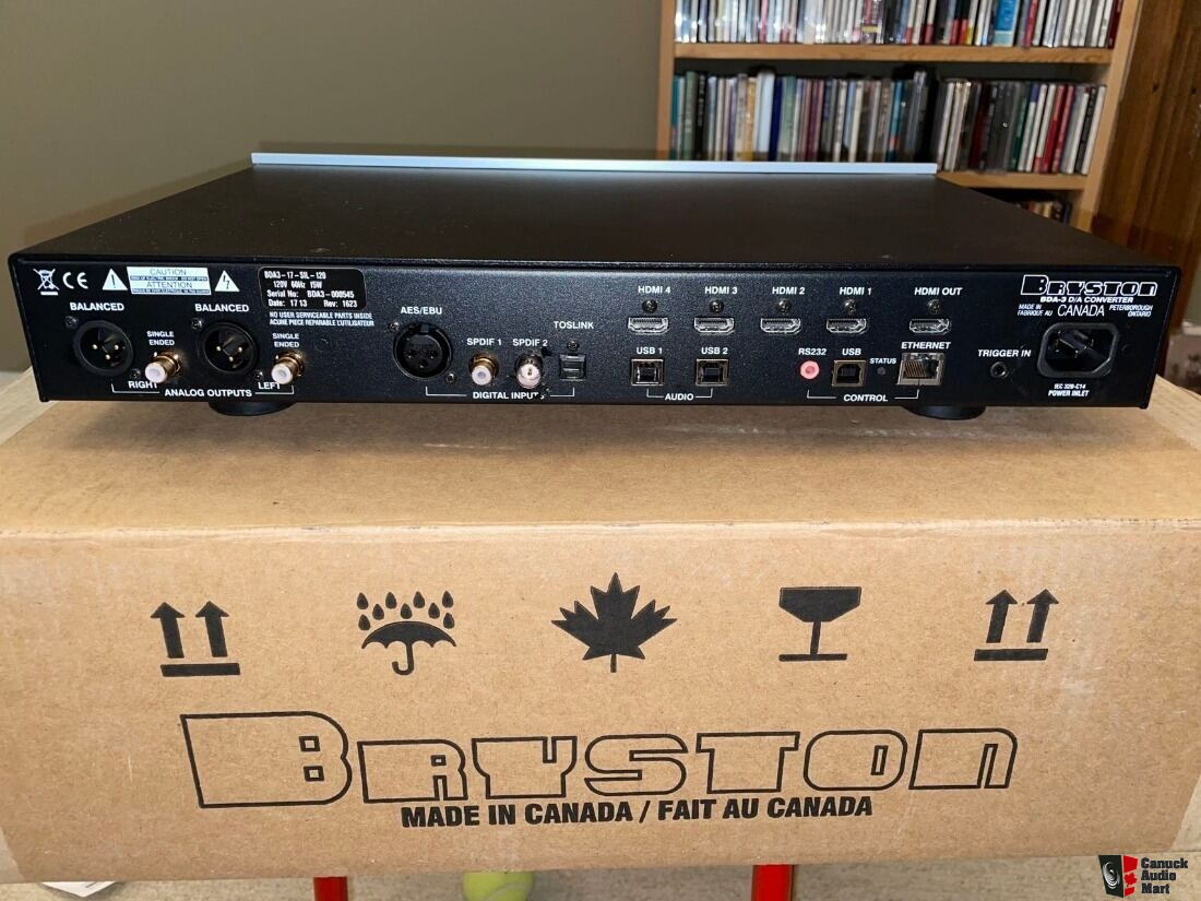 Bryston BDA-3 DAC in silver (USED) Photo #4004660 - Canuck Audio Mart