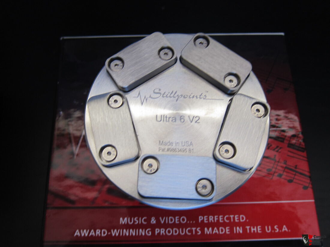 4 x Stillpoint Ultra 6 V2 model with ultra bases (retail $5600) Photo ...