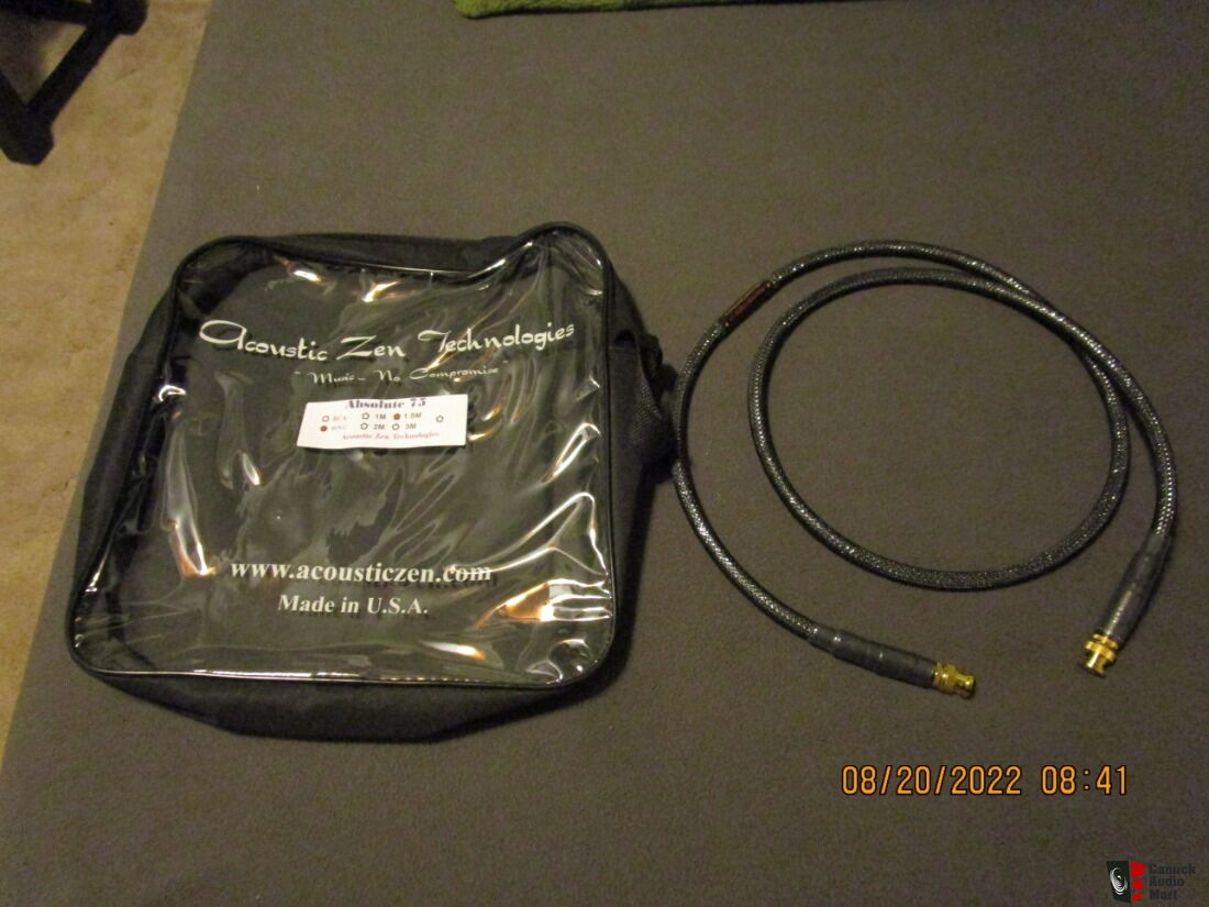 Acoustic Zen Absolute BNC Digital 1.5 meter cable Photo #4011921 ...