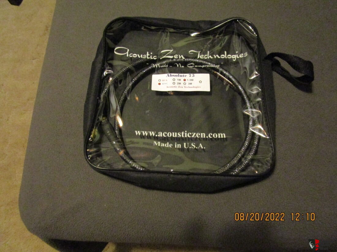 Acoustic Zen Absolute BNC Digital 1.5 meter cable Photo #4011922 ...