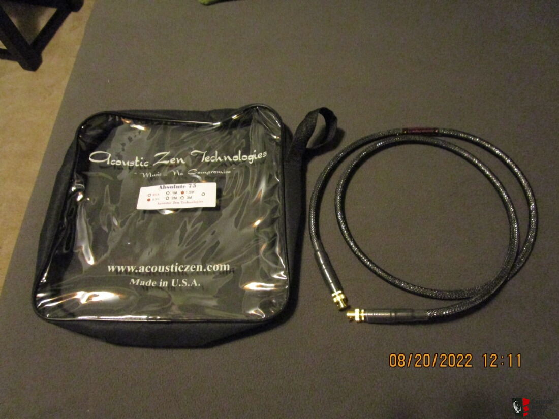 Acoustic Zen Absolute BNC Digital 1.5 meter cable Photo #4011923 ...