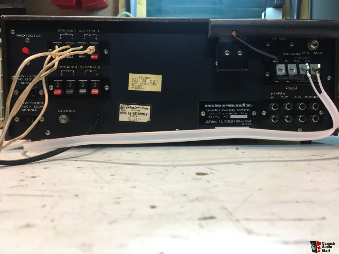 Marantz 27 Vintage 1970 FM/AM Receiver 30 w per channel Photo #4011967 ...