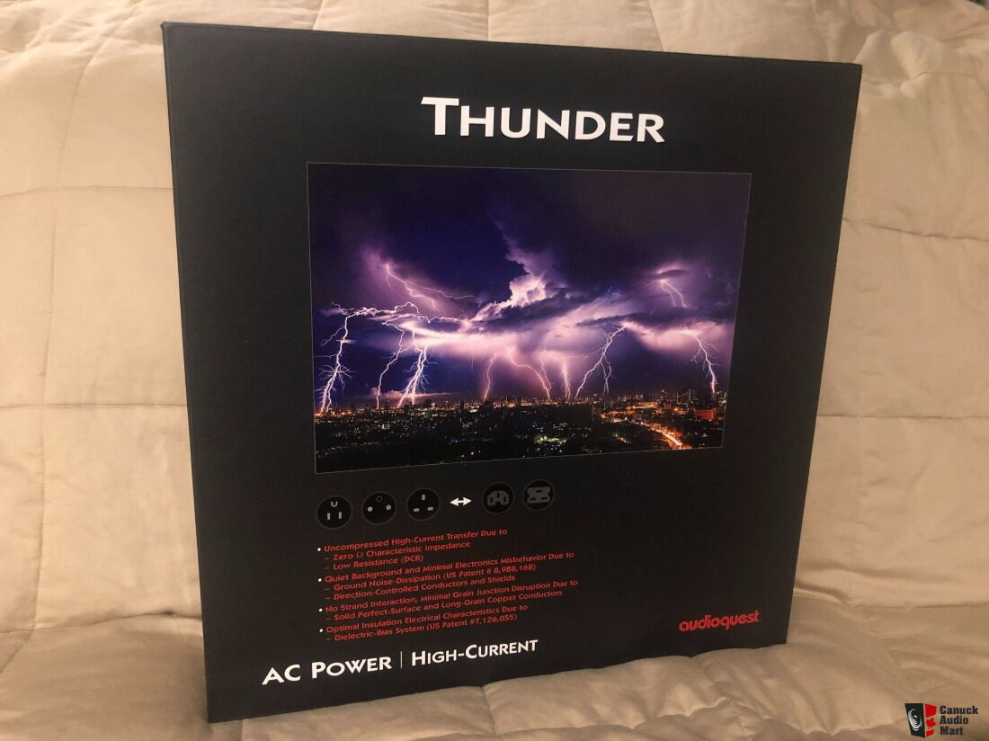 AudioQuest Thunder HC Power Cable 2M For Sale - Canuck Audio Mart