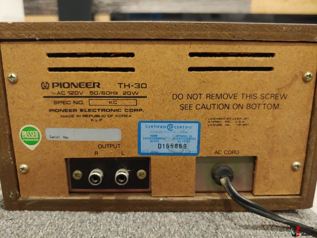 Pioneer TH-30 Eight Track - Retro! Photo #4013718 - Canuck Audio Mart