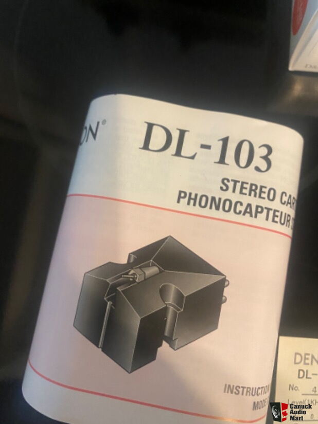 Denon dl103 and aluminum body cap Photo #4013742 - Canuck Audio Mart