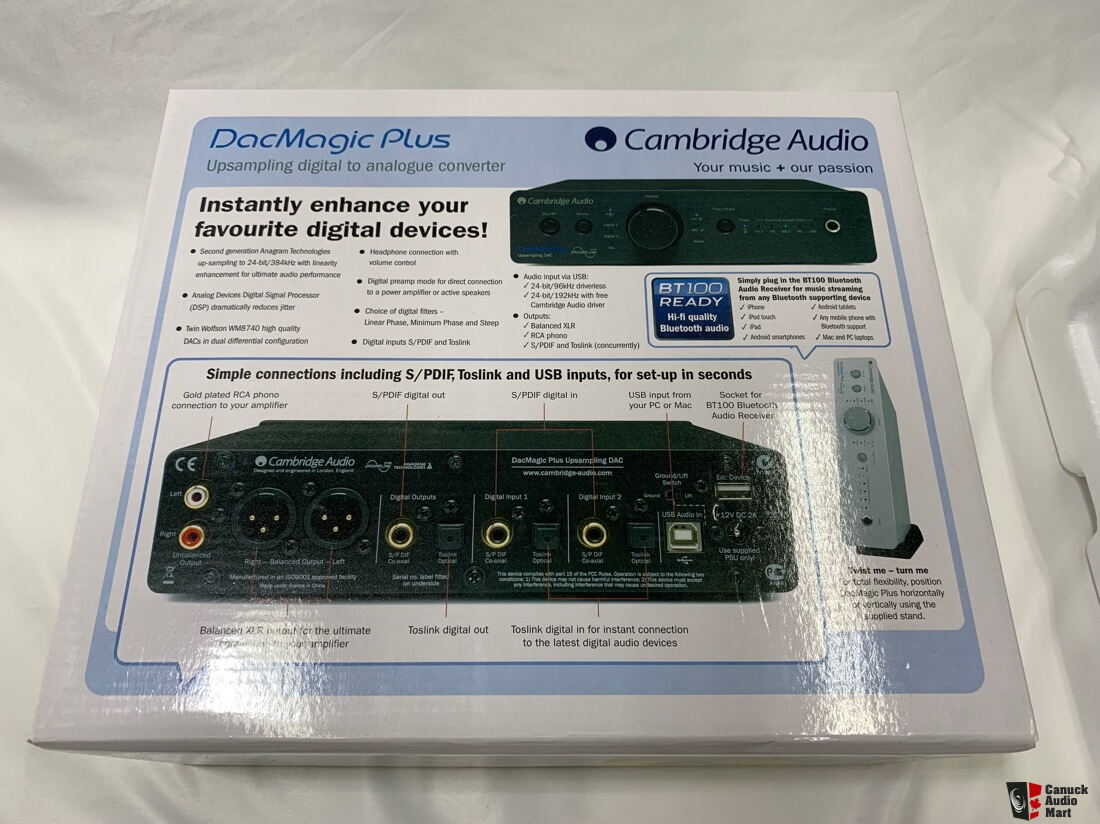 Cambridge Audio DAC Magic Plus - BT100 Photo #4014517 - UK Audio Mart