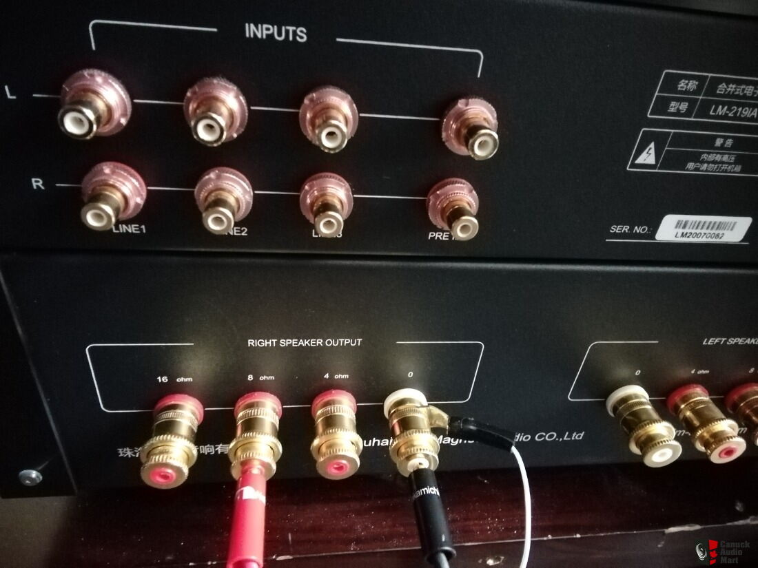 SOLD ) Line Magnetic LM-219IA 'PLUS' class A Integrated Amp Photo ...