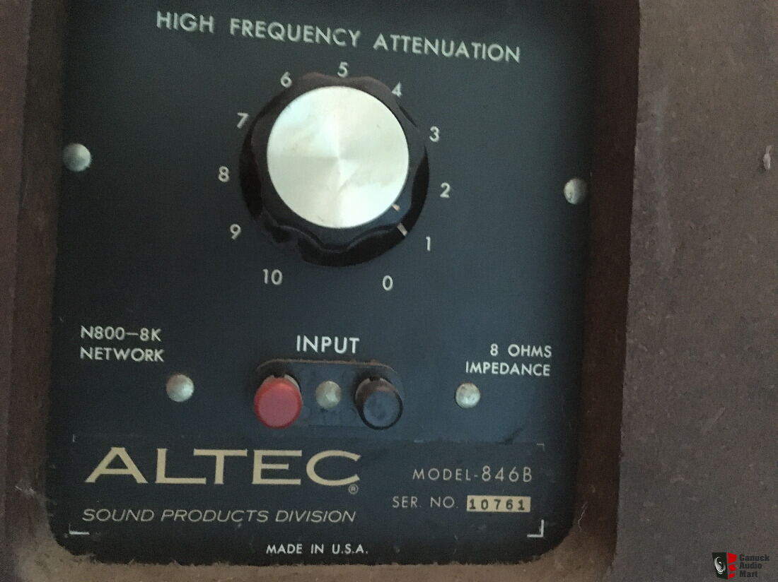 Altec 846B Valencia Speakers Photo #4016998 - US Audio Mart