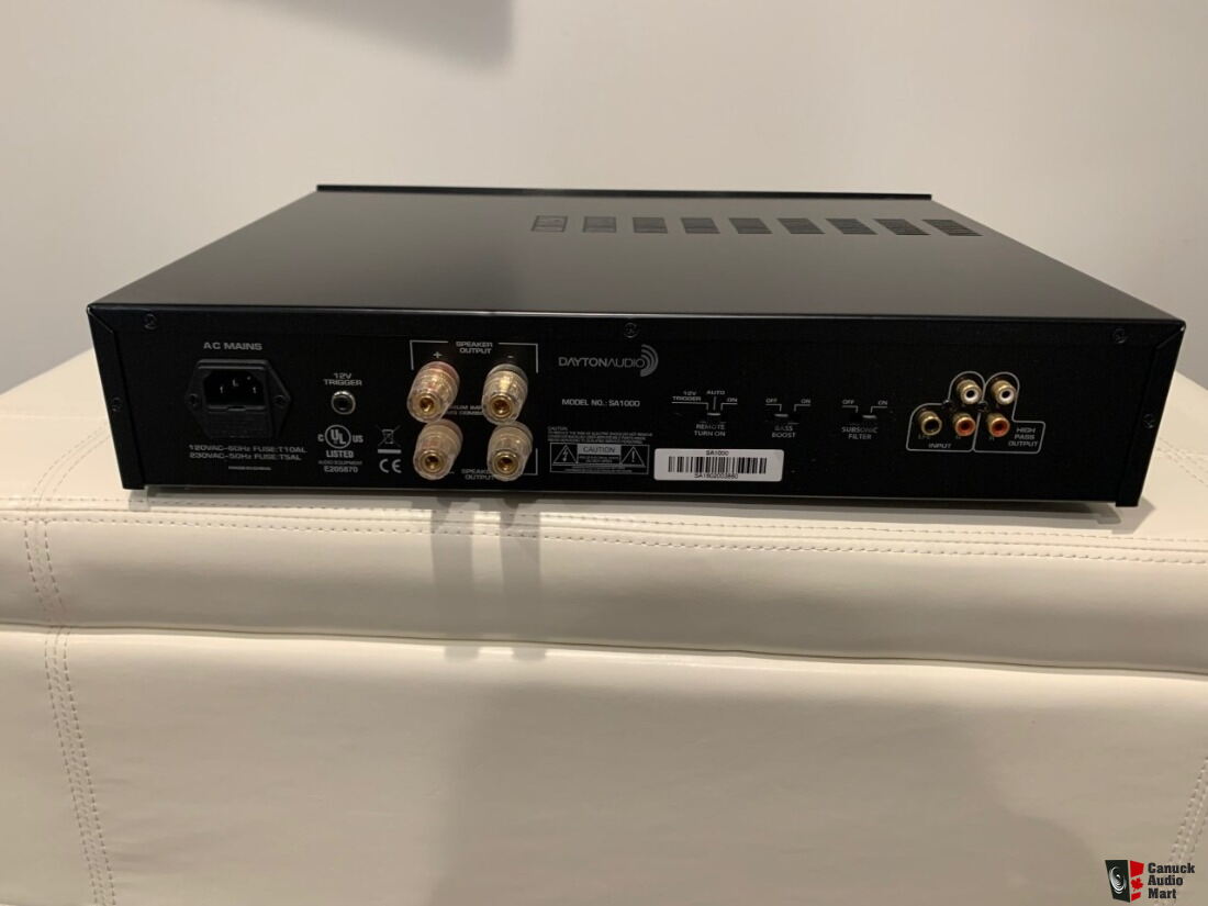 Dayton Audio stand alone sub amplifier Photo #4020884 - Canuck Audio Mart