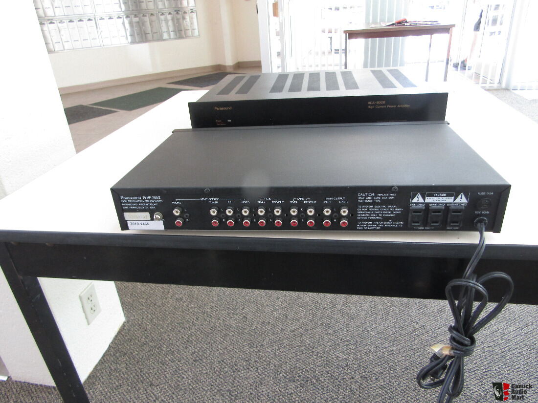 Parasound HCA-800II POWER P/HP 750II Combo Photo #4021578 - Canuck ...