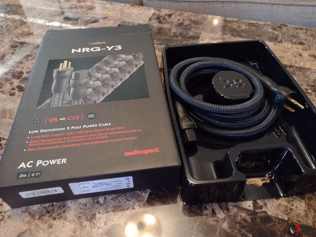 AudioQuest NRG-Y3 2m power cable For Sale - Canuck Audio Mart