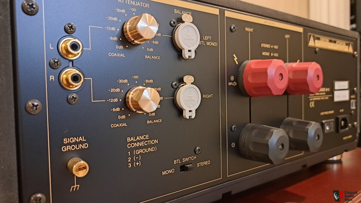 Luxman C-5 / M-5 Ultimate Fidelity: Limited Edition Pre-Amp / Power Amp ...