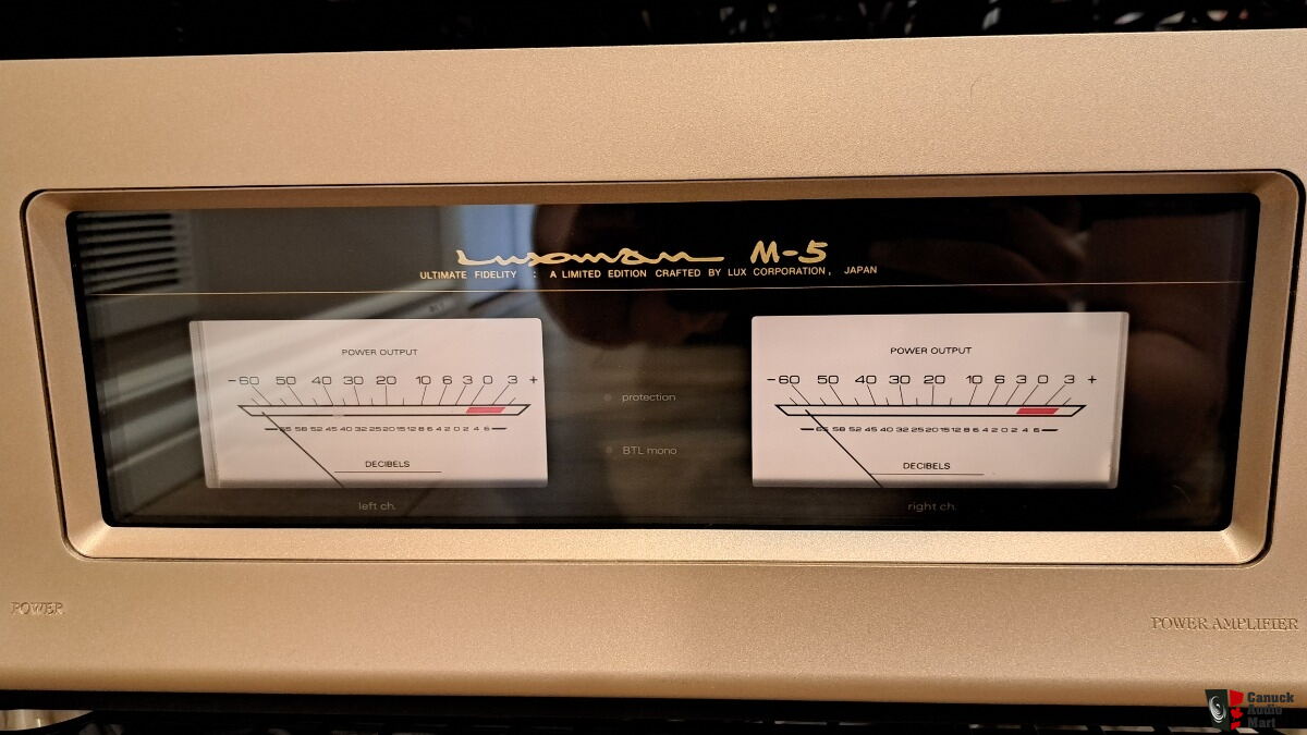 Luxman C-5 / M-5 Ultimate Fidelity: Limited Edition Pre-Amp / Power Amp ...