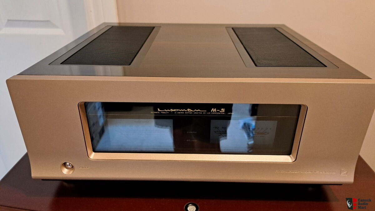 Luxman C-5 / M-5 Ultimate Fidelity: Limited Edition Pre-Amp / Power Amp ...