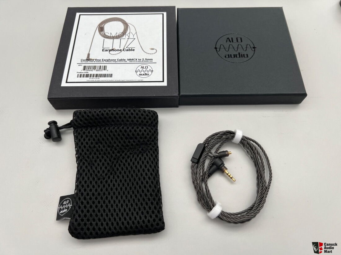 ALO Audio Smoky Litz MMCX to 2.5mm Balanced Cable + ddHifi 2.5mm to 4 ...