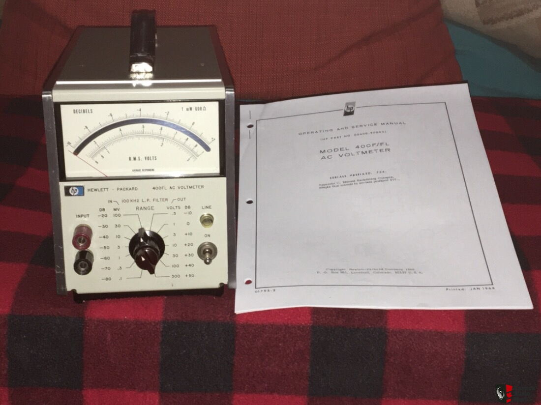 MilliVolt Meter/ dB Meter - HP 400FL Photo #4028218 - UK Audio Mart