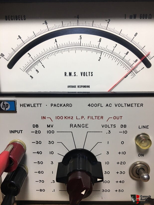MilliVolt Meter/ dB Meter - HP 400FL Photo #4028219 - Canuck Audio Mart