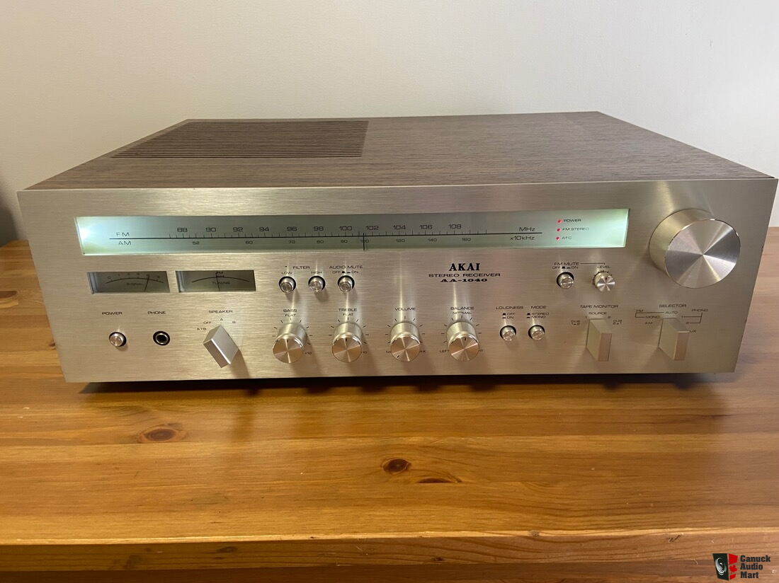 Vintage Akai AA-1040 Stereo Receiver - Serviced Photo #4028687 - US ...