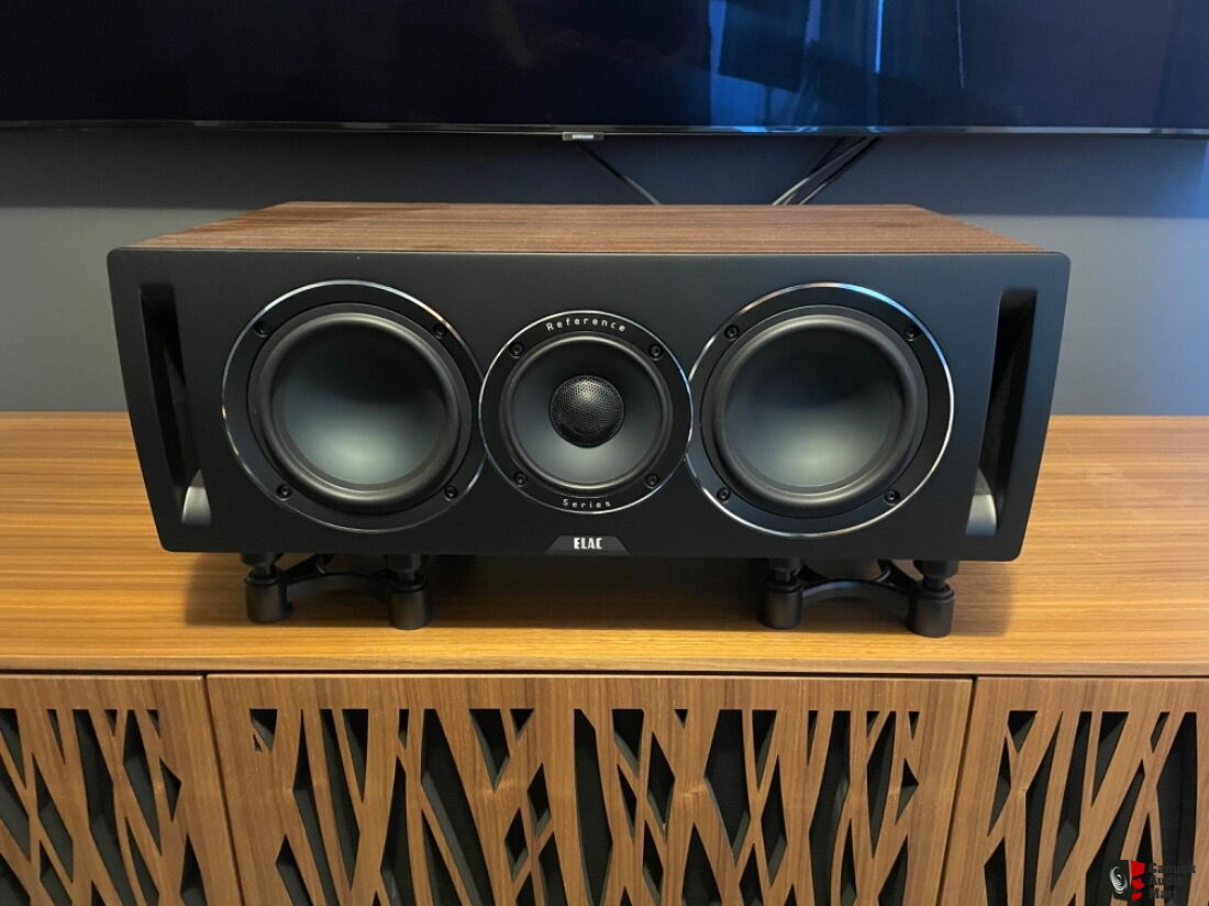 Elac UniFi Reference UFR52 Floorstanding Speakers (WALNUT/BLACK) Photo ...