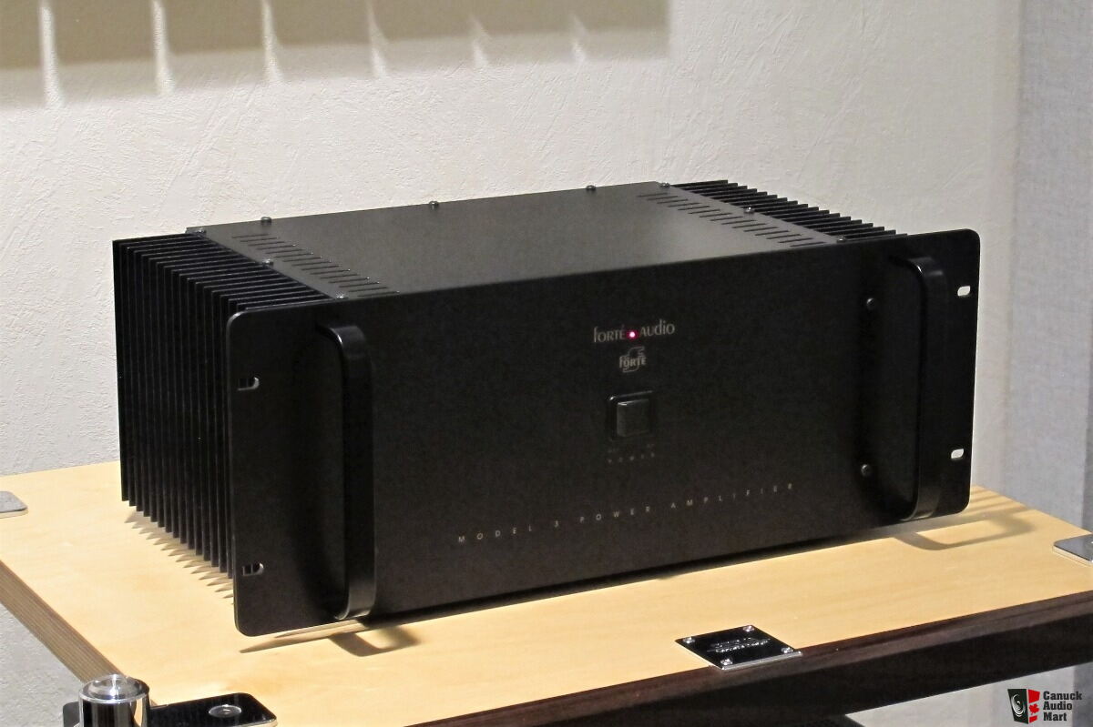 Forte Model 3 power amplifier - EXCELLENT (SOLD TO JIM) !!! Dealer Ad ...