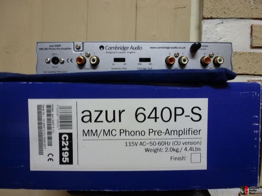 Cambridge Audio AZUR 640P-S Phono Preamp MM/MC Photo #4030888 - Canuck ...