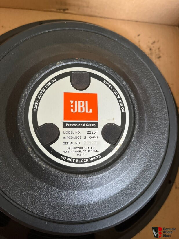 JBL 2226H Photo #4031402 - Canuck Audio Mart