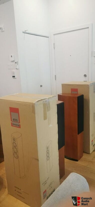 Peachtree floorstanding speakers ERA Design 14 - 3 ways in Cherry Wood ...
