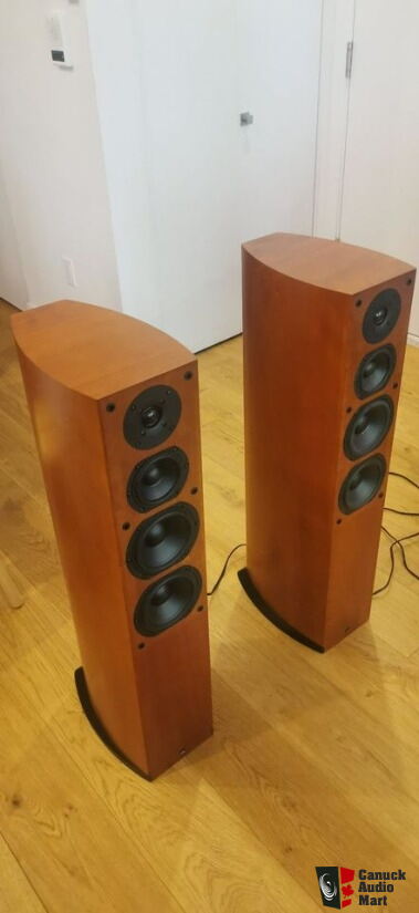 Peachtree floorstanding speakers ERA Design 14 - 3 ways in Cherry Wood ...