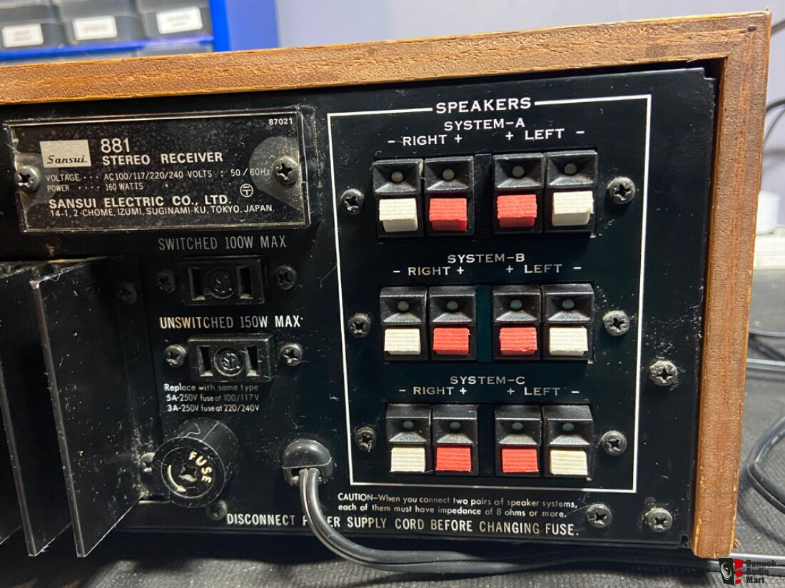 Classic Sansui 881 receiver Photo #4042450 - UK Audio Mart