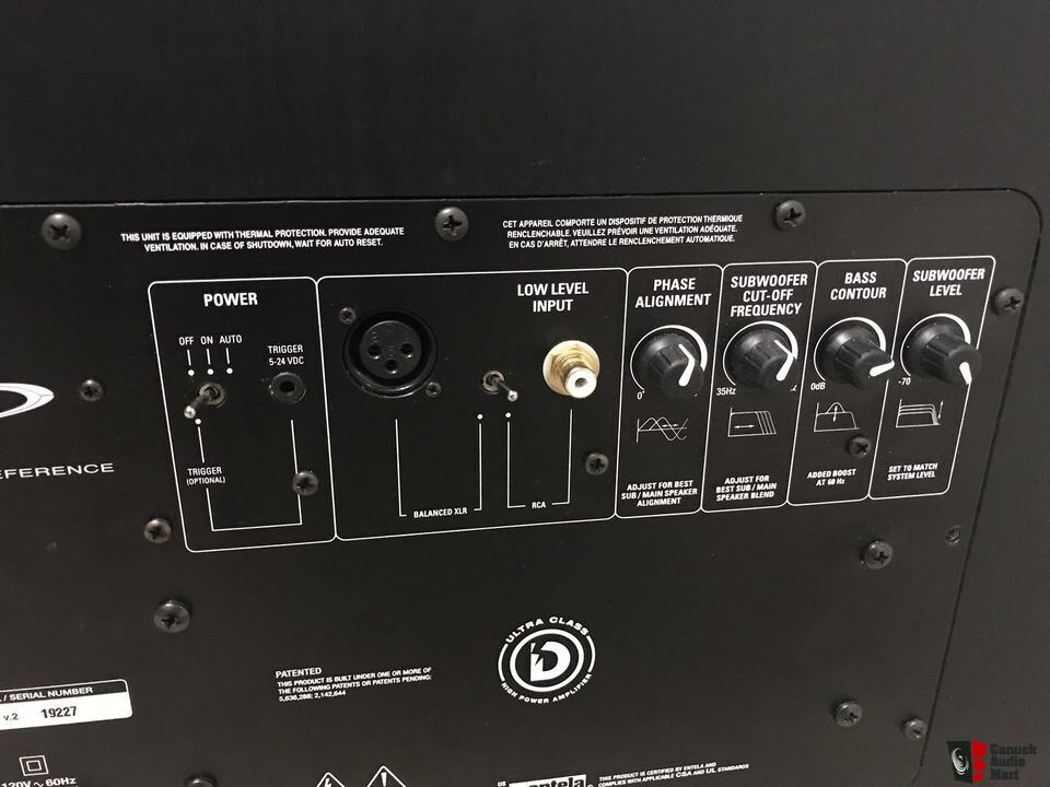 Paradigm Studio Reference Servo 15v2 Subwoofer...Excellent Photo ...