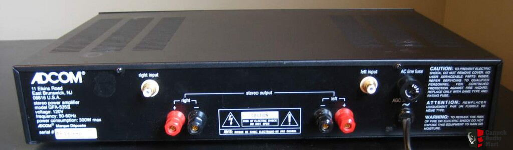 ADCOM GFA-535 II - Power Amplifier Photo #404688 - Canuck Audio Mart