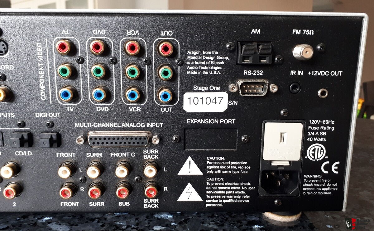 Aragon Stage One Processor A/V Pre-Amplifier Photo #4047852 - Canuck ...