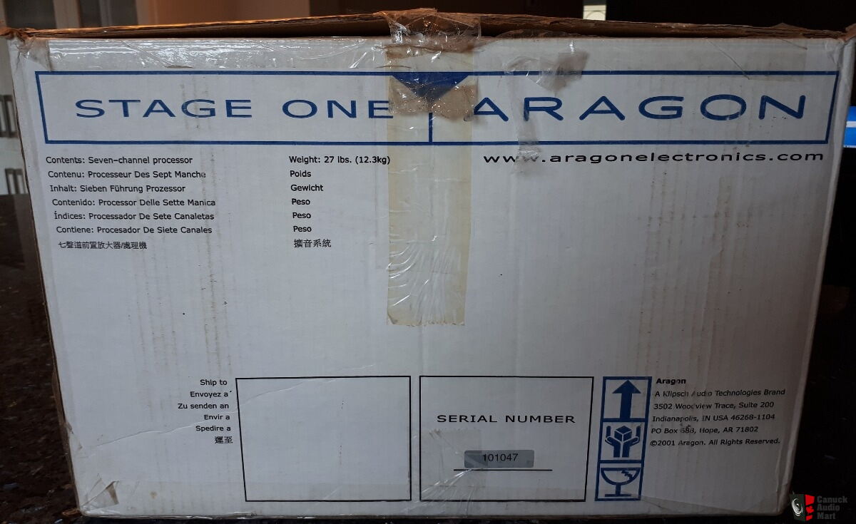 Aragon Stage One Processor A/V Pre-Amplifier Photo #4047852 - Canuck ...