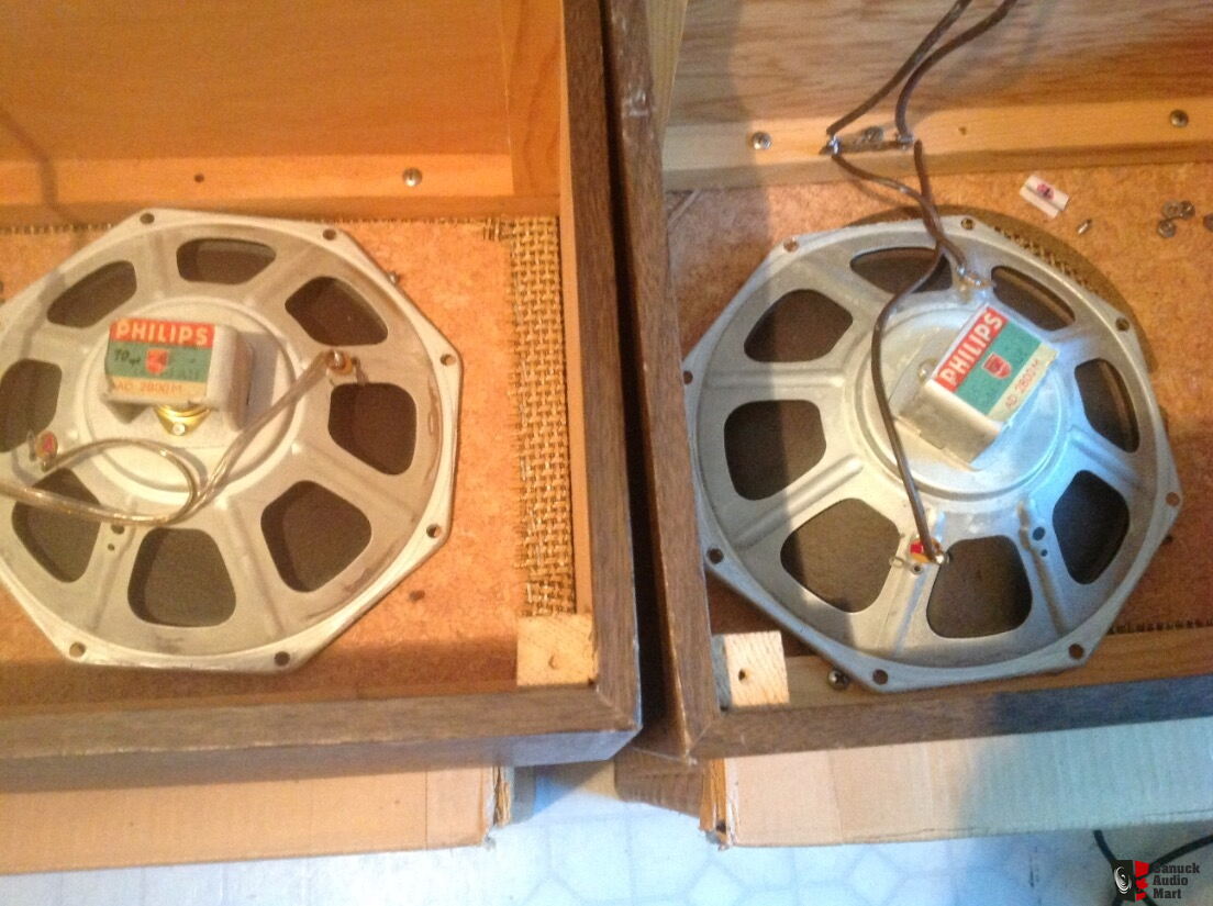 Philips AD 2800m alnico full range speakers (pair) Photo #4048100 ...