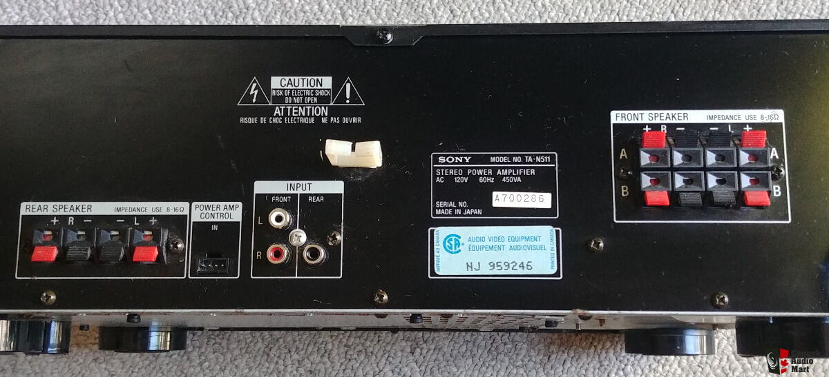 Classic SONY TA-N511 Power Amplifier Photo #4050414 - UK Audio Mart