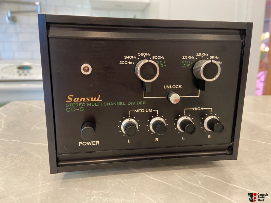 Sansui CD5 ELECTRONIC CROSSOVER perfect working,very nice,non smoking ...