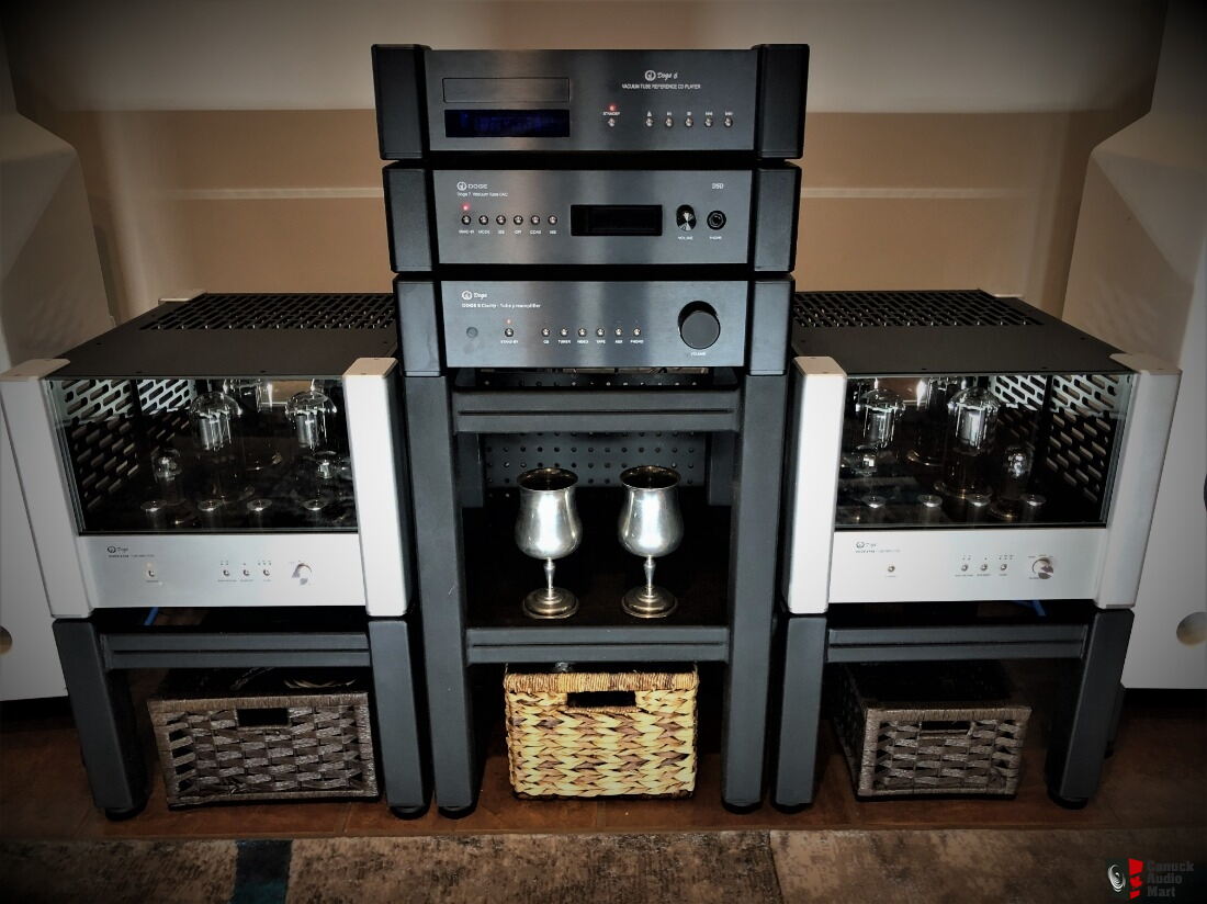 Doge System Amps, Components, Stands and Speakers (Yes will sell items ...