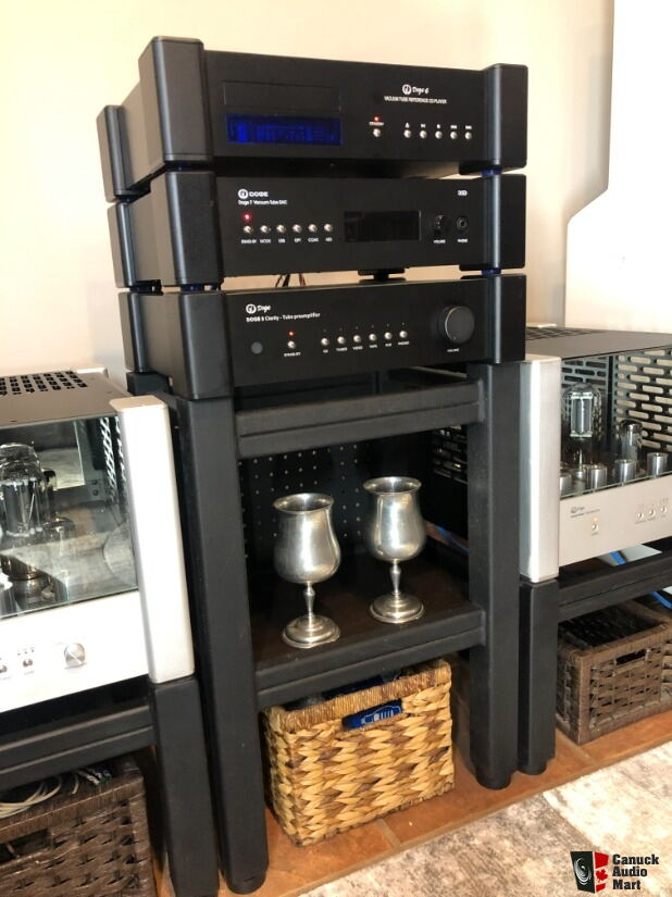 Doge System Amps, Components, Stands and Speakers (Yes will sell items ...
