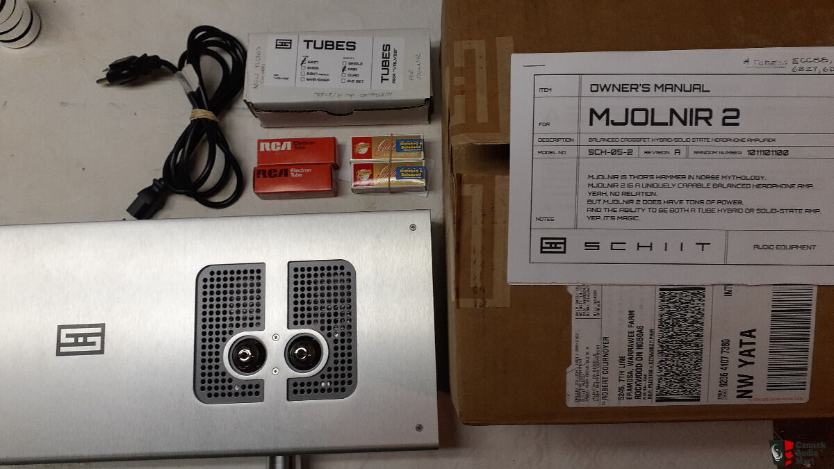 Schiit Mjolnir 2 *- Tube Balanced Preamp / Headphone Amp Photo #4055888 ...