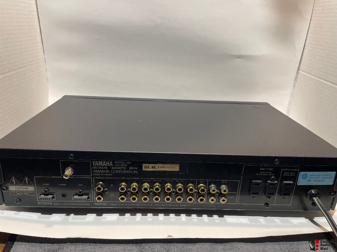 Solid Yamaha CX-630 Preamp w/Original Remote Photo #4057491 - US Audio Mart