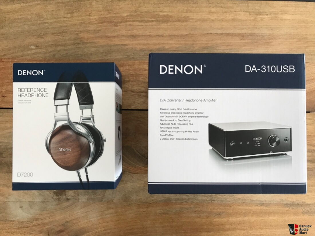 Denon D7200 + DA-310USB DAC/Amp Photo #4058657 - Canuck Audio Mart