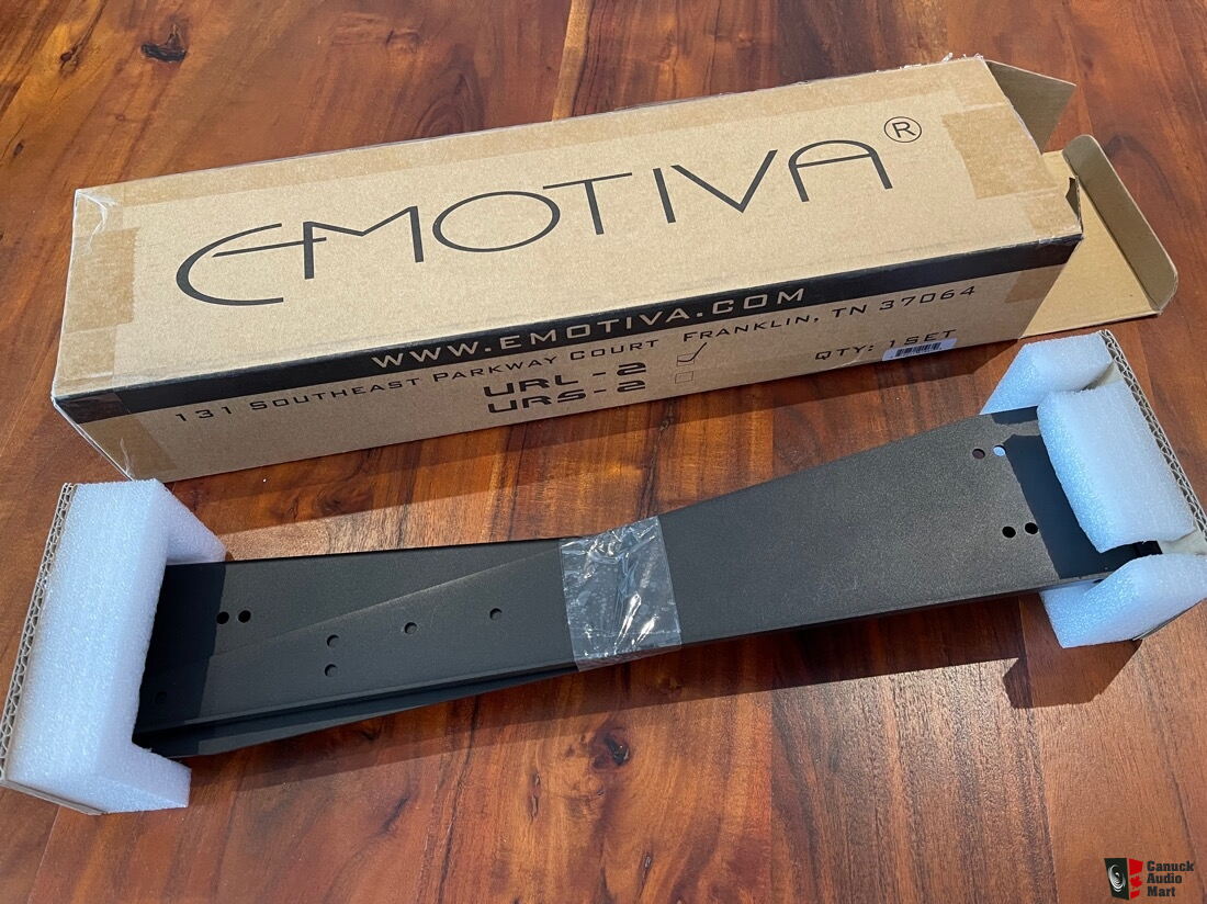 Emotiva URL-2 and URL1.5 Rack Ears Accessory For Sale - Canuck Audio Mart