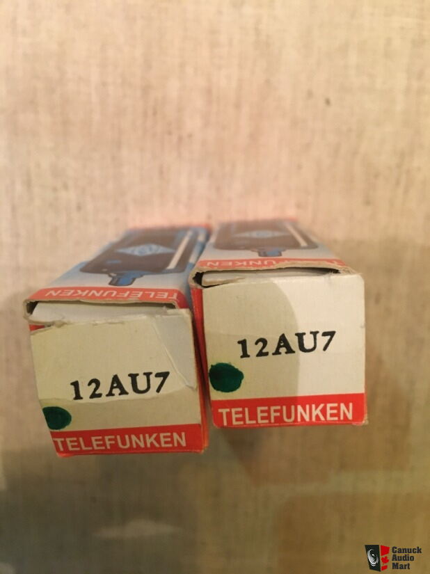 Telefunken 12AU7 Matched Pair, Excellent Sounding Photo #4060270 ...