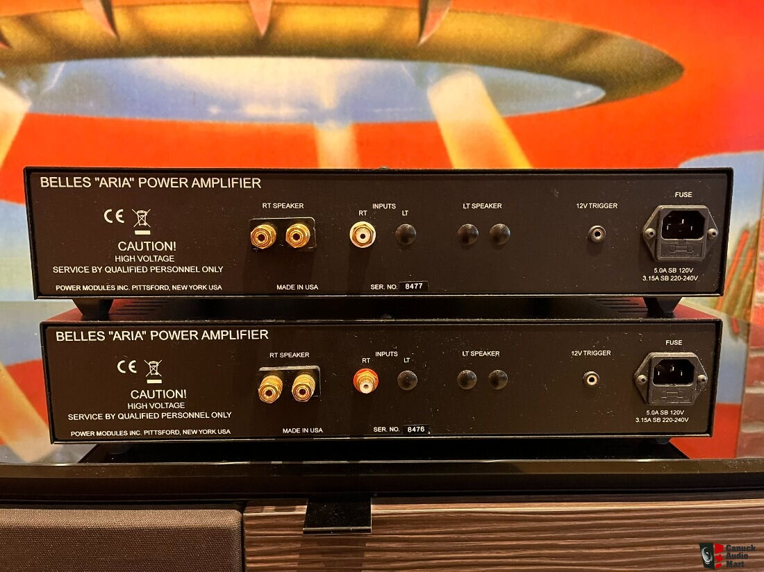 Belles ARIA MonoBlock Amplifiers (Black) Photo #4060302 - Canuck Audio Mart