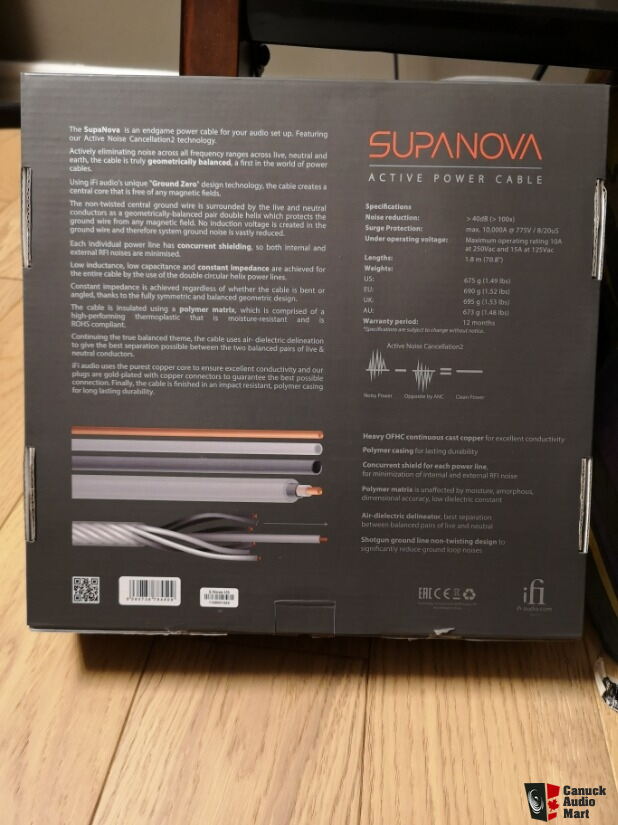 ifi supanova power cable Photo #4060830 - US Audio Mart