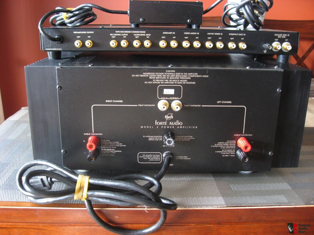 Forte Audio preamp Model 2 and amp Model 3 Photo #4063773 - US Audio Mart