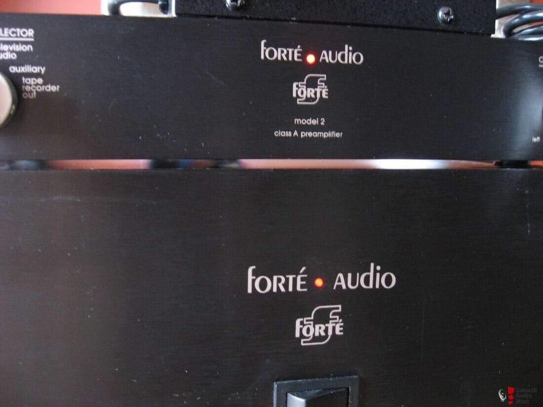 Forte Audio preamp Model 2 and amp Model 3 Photo #4063783 - US Audio Mart