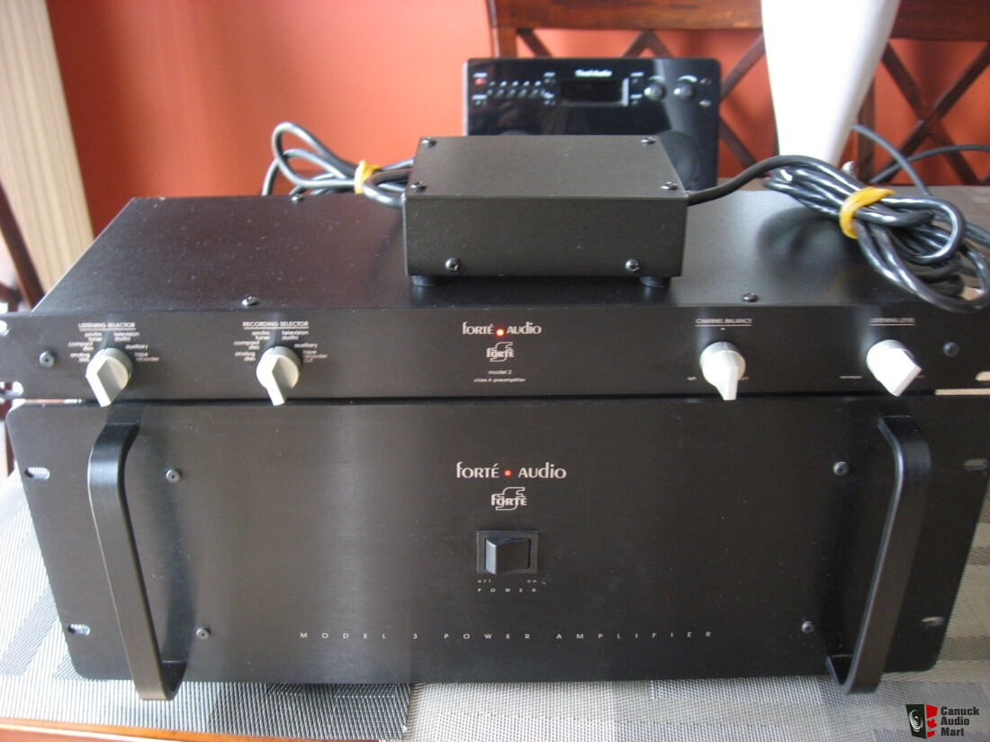 Forte Audio preamp Model 2 and amp Model 3 Photo #4063786 - Canuck ...