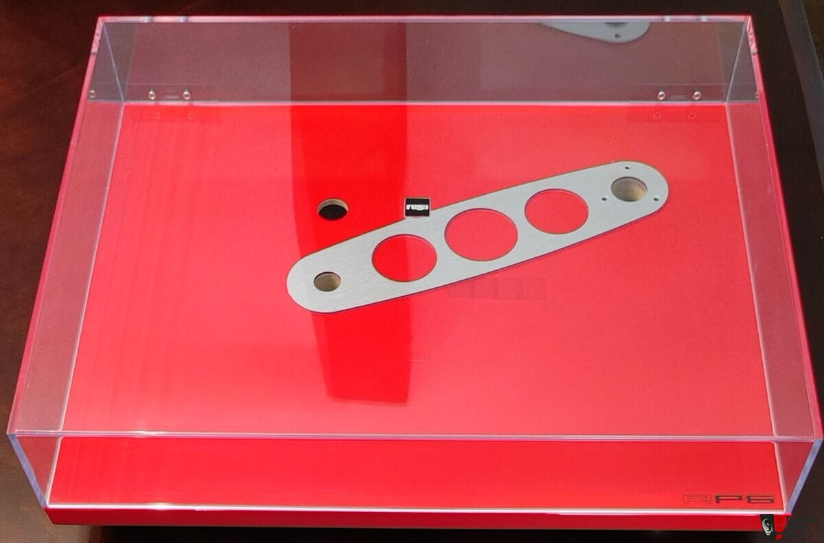 Rega RP6 Turntable components: Plinth, Glass Platter, Hub Assembly ...